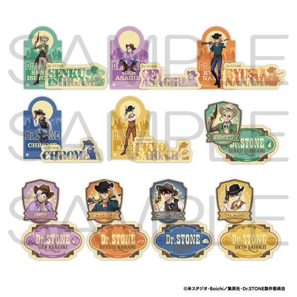 【JF2024先行販売】 Dr.STONE ステッカーコレクション 西部劇ver. | j-hobby Collection